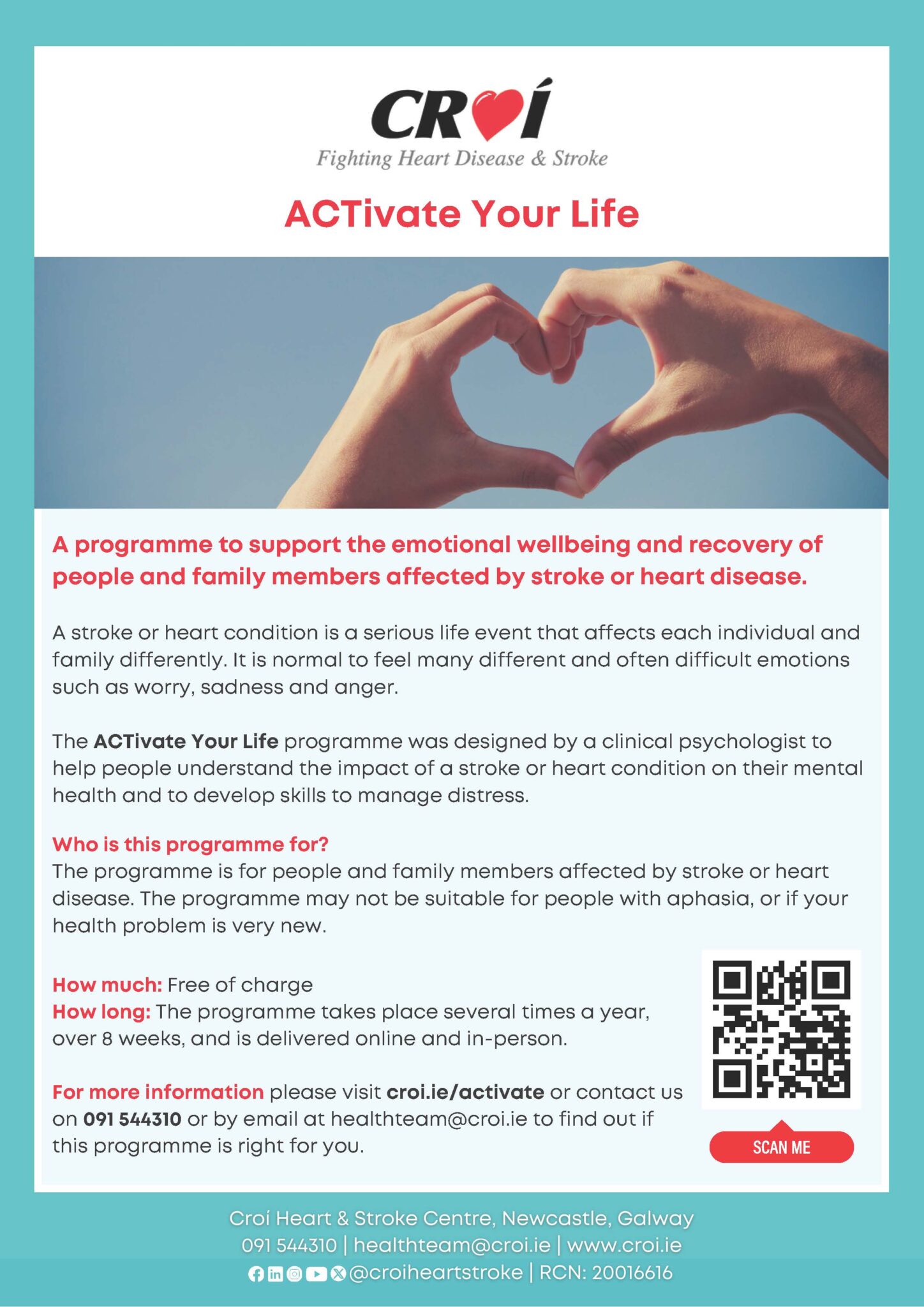 ACTivate Your Life • Croi Heart & Stroke Charity